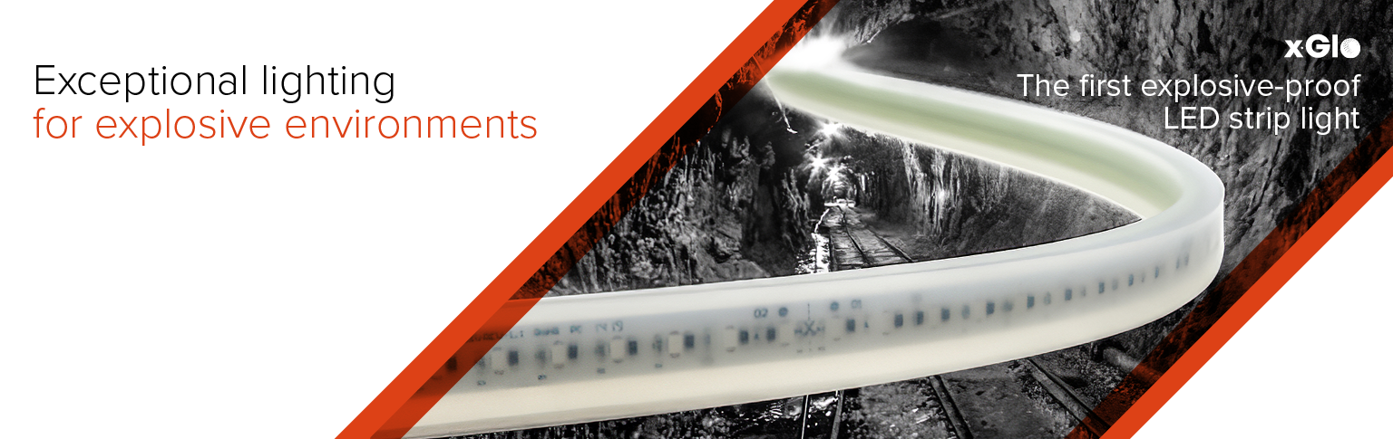 Industrial LED strip Lighting for Mining and Tunneling - MineGlow